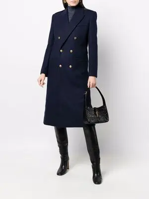 Saint Laurent Double-breasted Tailored Coat
