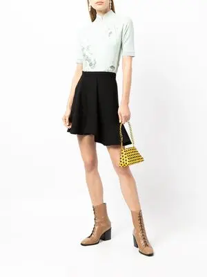 Shiatzy Chen Mandarin Collar Top