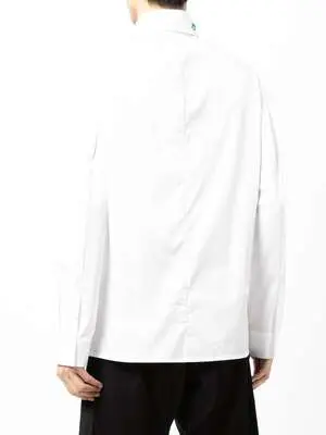 Shiatzy Chen Hand-drawn Collar Cotton Shirt