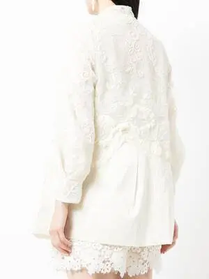 Shiatzy Chen Embroidered Lace Panel Jacket