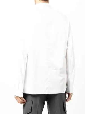 Shiatzy Chen Mandarin Collar Cotton Shirt