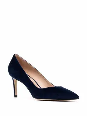 STUART WEITZMAN Pointed Velvet 90mm Pumps