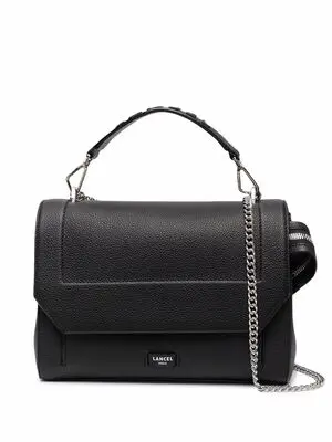 LANCEL Ninon De-l Flap Bag - Black