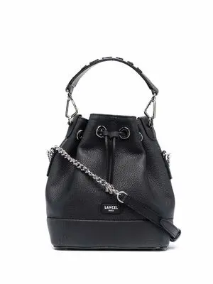 LANCEL Leather Bucket Bag