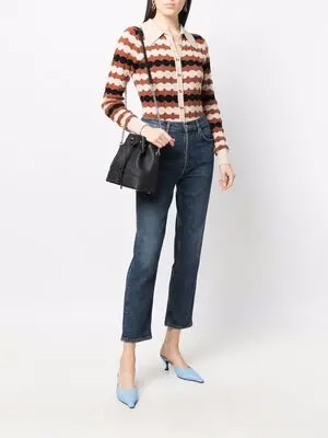 LANCEL Leather Bucket Bag