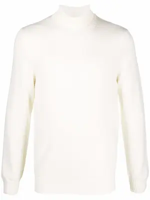 FILERIA Roll Neck Jumper - Neutrals