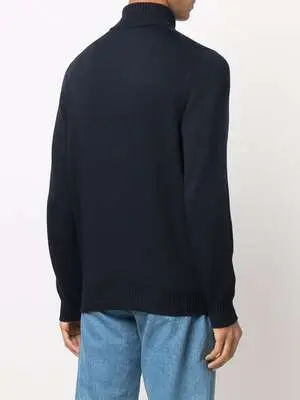 FILERIA Roll Neck Jumper - Blue
