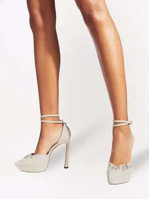 JIMMY CHOO Dahl Crystal-embellished 125mm Pumps