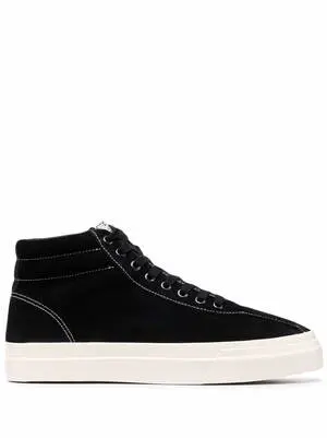 S.W.C STEPNEY WORKERS CLUB Suede Hi-top Trainers - Black