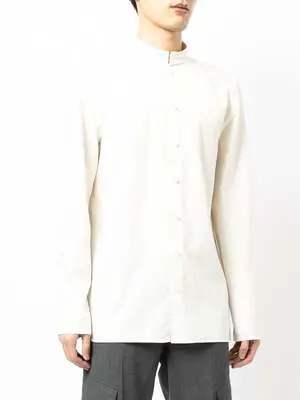 Shiatzy Chen Mandarin-collar Long-sleeve Shirt