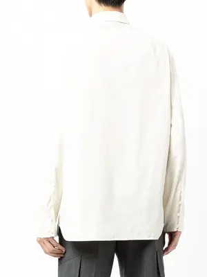 Shiatzy Chen Mandarin-collar Long-sleeve Shirt
