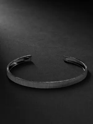Buccellati Macri Blackened White Gold Bangle