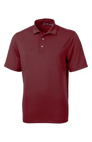 Cutter & Buck Virtue Piqué Recycled Blend Polo Bordeaux