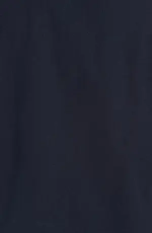SCHOTT Heather Flannel Long Sleeve Button-up Shirt - Navy