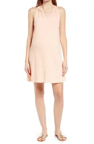 MATERNAL AMERICA V-neck Trapeze Maternity Dress