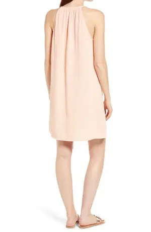 MATERNAL AMERICA V-neck Trapeze Maternity Dress