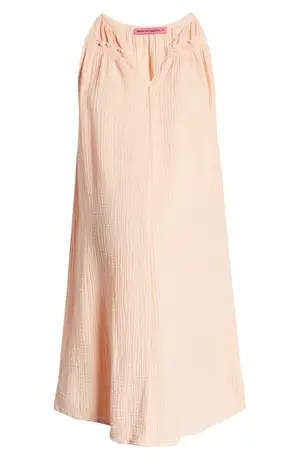 MATERNAL AMERICA V-neck Trapeze Maternity Dress