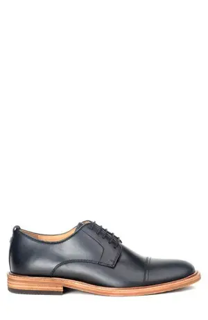 WARFIELD & GRAND Clement Cap Toe Derby - Black