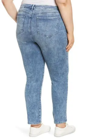 NYDJ Sheri Slim Straight Leg Jeans