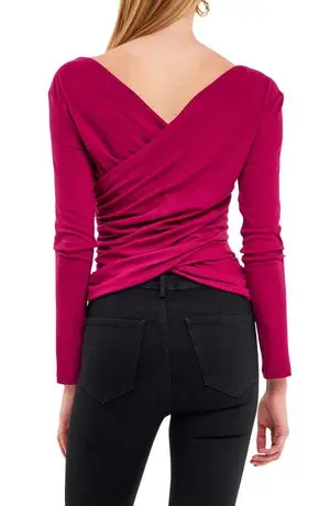 Endless Rose Shirred Crop Top