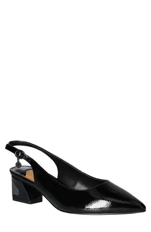 J. Reneé Shayanne Pointed Toe Slingback Pumps - Black