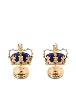Dolce & Gabbana 18k Royal Lapis Lazuli, Ruby And Sapphire Cufflinks - Gold
