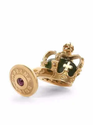 Dolce & Gabbana 18k Royal Jade, Ruby And Sapphire Cufflinks - Gold