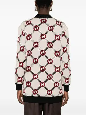 Gucci Reversible Interlocking G Cardigan - Neutrals