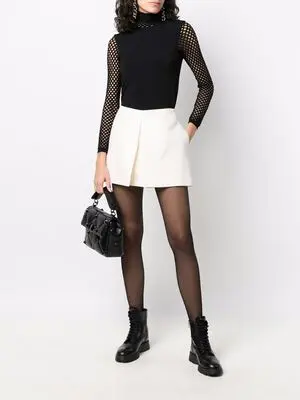Valentino Garavani Inverted Pleat-detail Skort