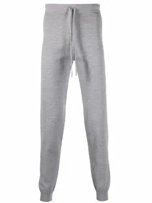 Corneliani Drawstring Virgin Wool-blend Track Pants