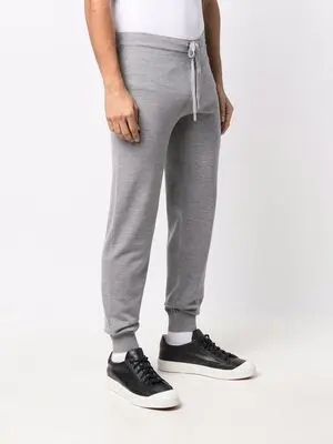 Corneliani Drawstring Virgin Wool-blend Track Pants
