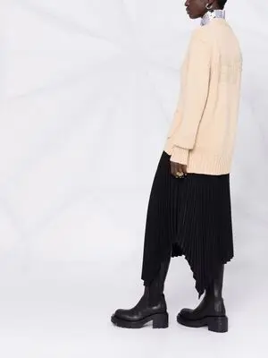 Off-White Reverse-logo Oversized Cardigan