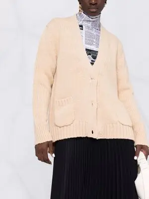 Off-White Reverse-logo Oversized Cardigan