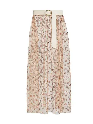 Rachel Comey Rachel Comey Fetes Belted Maxi Skirt - Copper