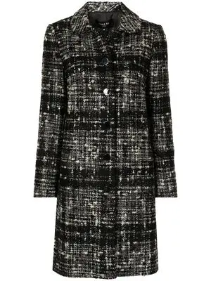 Paule Ka Tweed Collared Coat