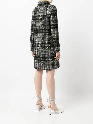 Paule Ka Tweed Collared Coat