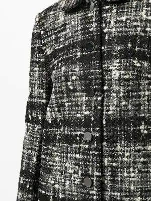 Paule Ka Tweed Collared Coat