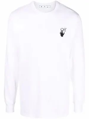 Off-White Gradient Arrows-motif Longsleeved T-shirt