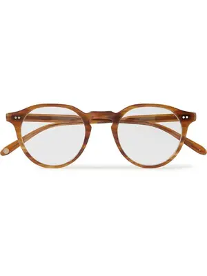 Garrett Leight Royce Round-frame Acetate Optical Glasses