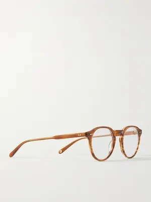 Garrett Leight Royce Round-frame Acetate Optical Glasses