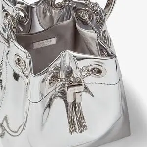 JIMMY CHOO Bon Bon Mini Bag - Silver