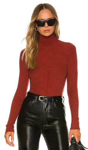 House Of Harlow 1960 Peyton Turtleneck Sweater - Red