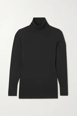 Fusalp Alisier Ii Modal-blend Turtleneck Top - Black