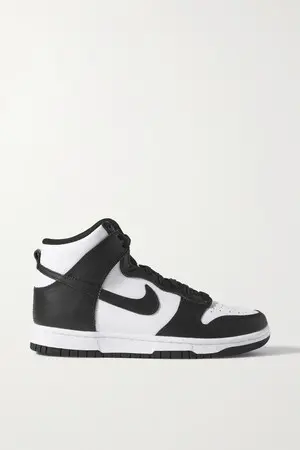Nike Dunk High Leather Sneakers - White