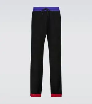 Moncler Fleece Wool-blend Pants