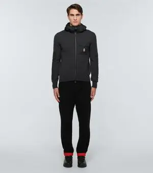 Moncler Fleece Wool-blend Pants
