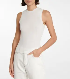 Wardrobe.NYC Ribbed-knit Tank Top