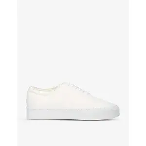 THE ROW Marie H Lace-up Leather Trainers
