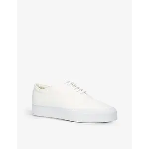 THE ROW Marie H Lace-up Leather Trainers
