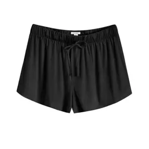 Cuyana Organic Pima Sleep Shorts - Black